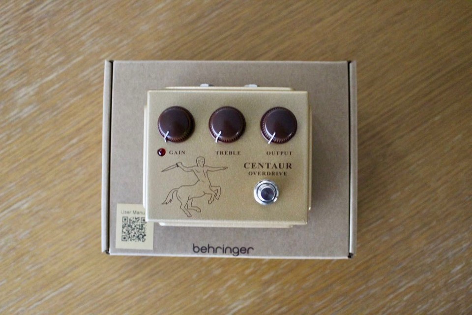 Behringer Centaur Overdrive Gold Klon Clone Guitar Pedal Rare First ...