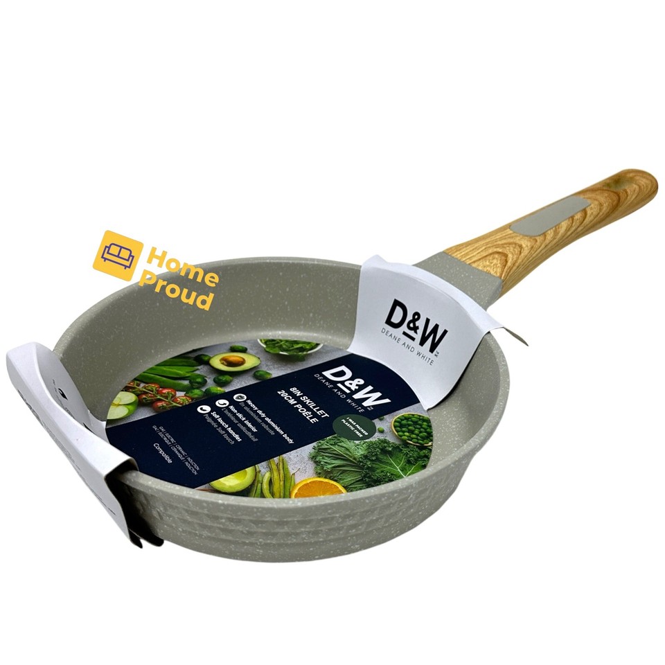 D&W Frying Pan Nonstick FRY Skillet 8 inch Deane&White Premium Kitchen ...