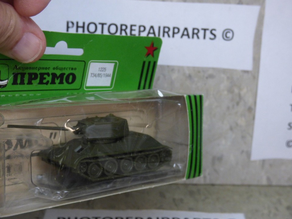 Premo / Komo / Roco Minitanks WWII Russian T34/85 1944 Medium Tank Lot ...