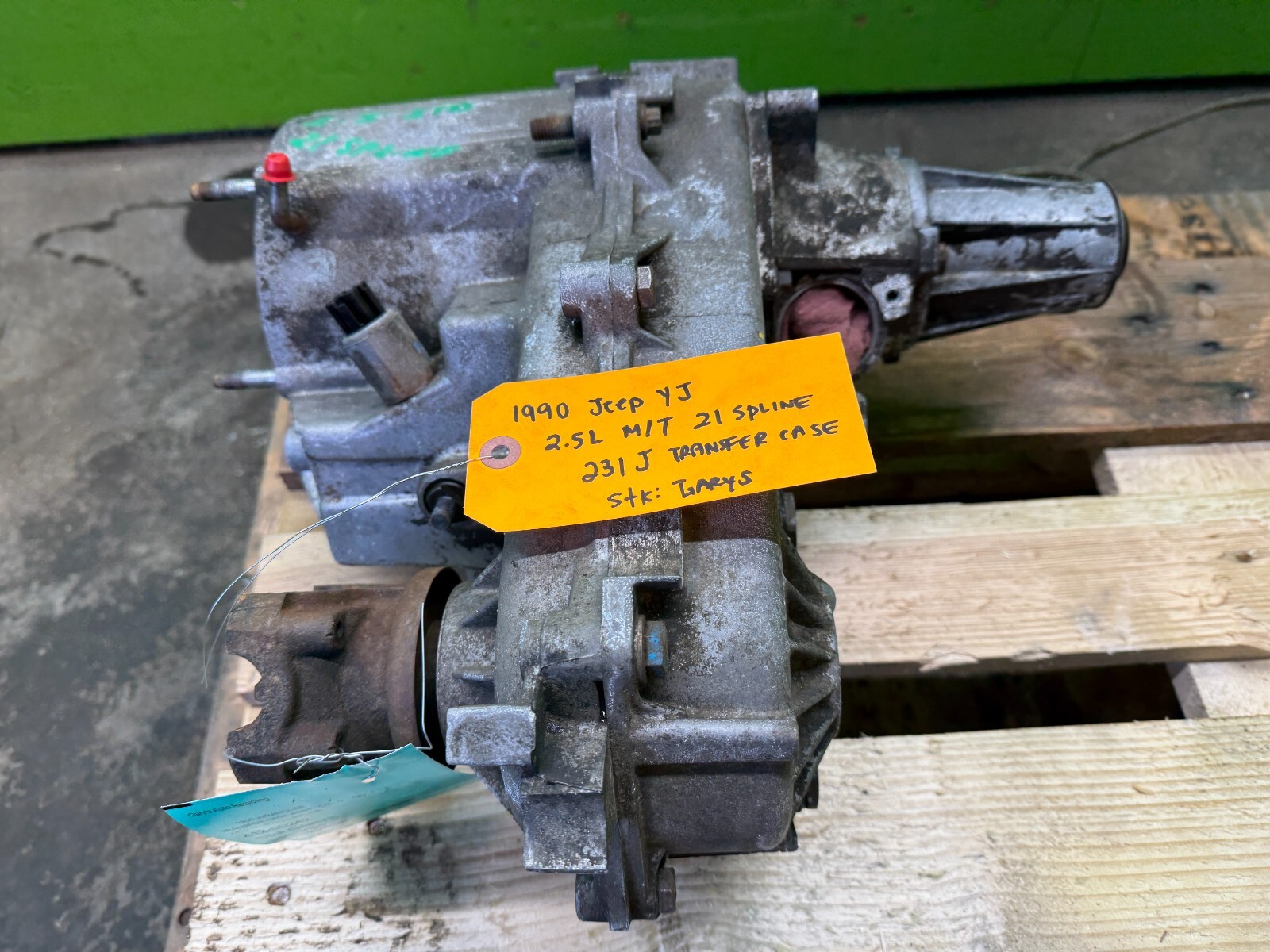 89-95 JEEP WRANGLER YJ 2.5 MANUAL NP231J 231J TRANSFER CASE ...