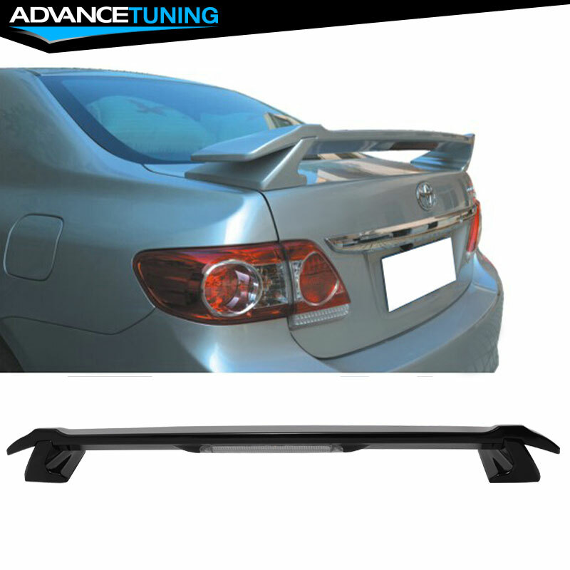 Fits 09-13 Toyota Corolla Sedan 4-Door Rear Trunk Spoiler Wing Gloss ...