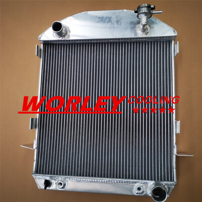 3 Row aluminum radiator for FORD T-BUCKET GRILL SHELLS CHEVY ENGINE ...
