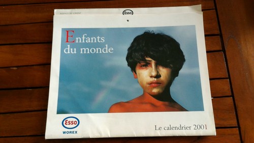 2001 ancien Calendrier ALMANACH-ESSO-worex-enfants du monde-free port ...