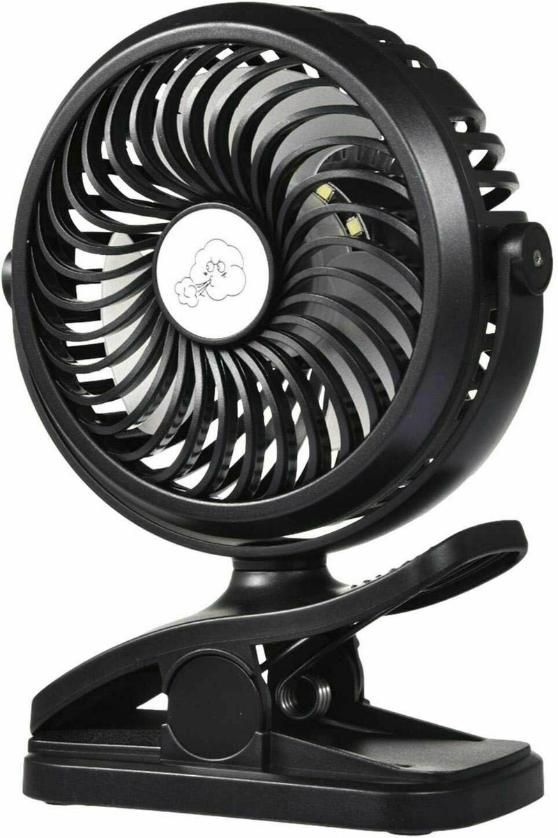 Qinuker Desk Usb Powered Oscillating Clip Fan Mini Table KEYNICE USB