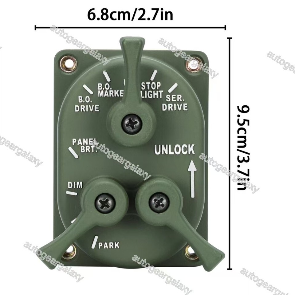 Humvee Light Switch 24V M35 JEEP M151 7368702 5930-00-307-8856 M998 | eBay
