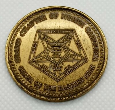 Order Of The Eastern Star Grand Chapter of North Carolina Coin | eBay