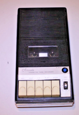 VINTAGE 1970s AirCastle Cassette Tape Recorder UNTESTED | eBay