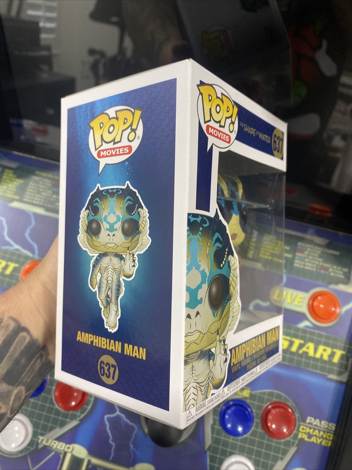 Funko Pop! Movies The Shape Of Water Amphibian Man Vinyl Figure #637 W ...