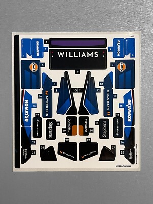 NEW LEGO | Sticker Sheet for Set 77249 Speed Champions Williams Racing ...
