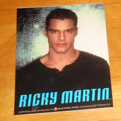 Ricky Martin Sticker Original Promo (rectangle) 4x4.5 | eBay