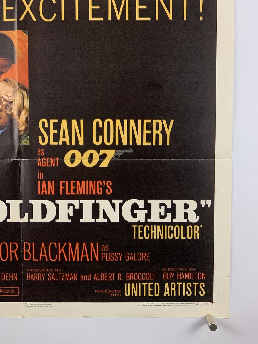 007 Goldfinger Poster
