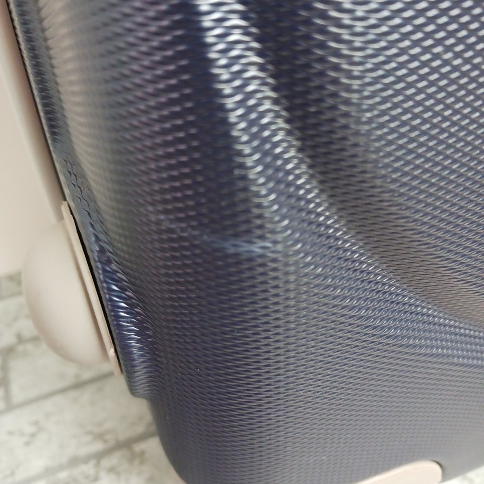 ORMI Hard Side 19" x 13" Spinner Light Weight Carry-On Rolling Navy ...