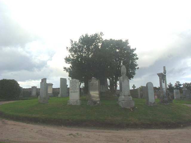 Photo 6x4 Innes Burial Ground Torphins Centre of Torphins Cemetery ...
