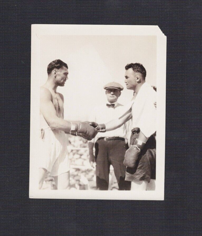1923 CHAMPIONSHIP JACK DEMPSEY vs TOMMY GIBBONS boxing photo boxer ...
