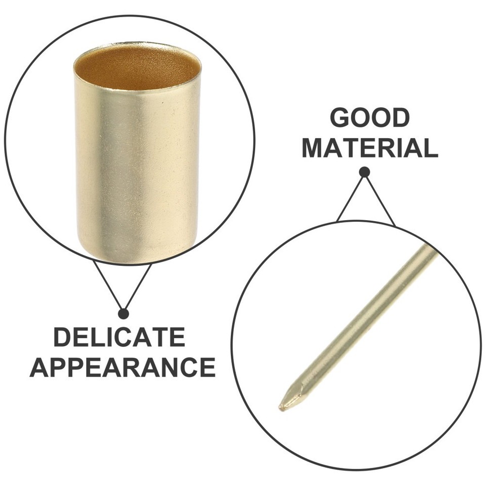 5 Pcs Christmas Candle Holders Iron Candle Cup Insert Festival Candle ...