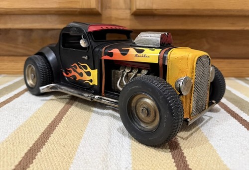 Ford Chevy Rat Hot Rod Toy Coupe Hand Crafted Gas Oil Parts Vintage ...