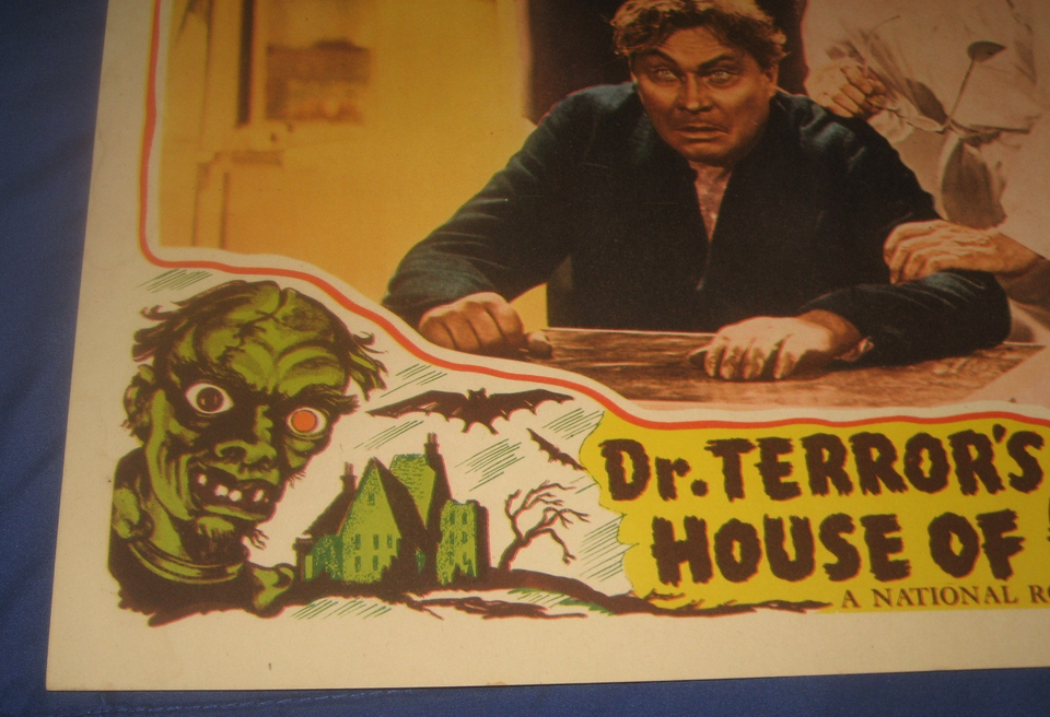 DR TERROR'S HOUSE OF HORRORS '43 - Rarely offer HORROR lobby card | eBay