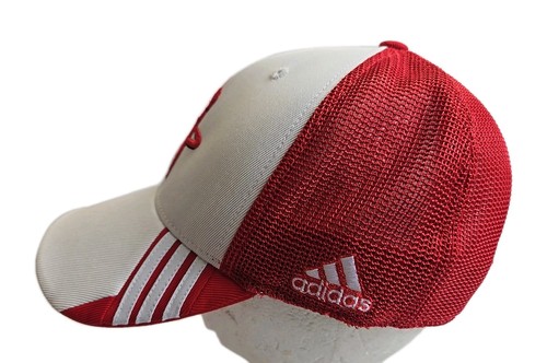 Houston Rockets NBA Adidas White Red Hat Cap Adult One Size Elastic ...