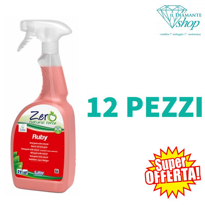 SUTTER Zero Natural Force Ruby 750ml Detergente Anticalcare Profumato ...