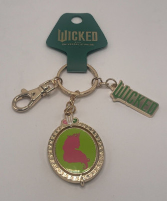 Universal Studios Wicked Keyart Spinner Keychain Elphaba Glinda 2024 | eBay