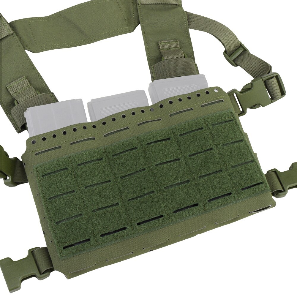 Tactical Chest Rig MK5 Triple MOLLE Placard Pouch Standalone Expandable ...