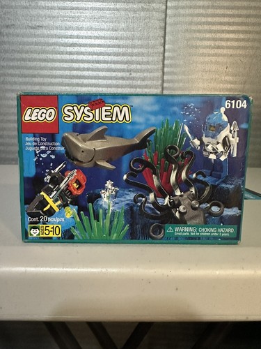 Lego System Aquacessories #6104 20 Piece Set Vintage 1996 New Sealed ...