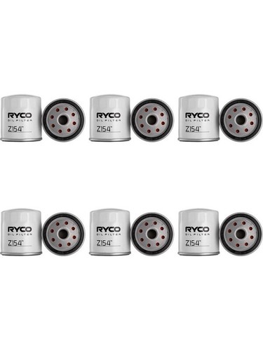 6 x Ryco Oil Filter Z154 fits OLDSMOBILE CUTLASS SUPREME 231 V6 PETROL ...