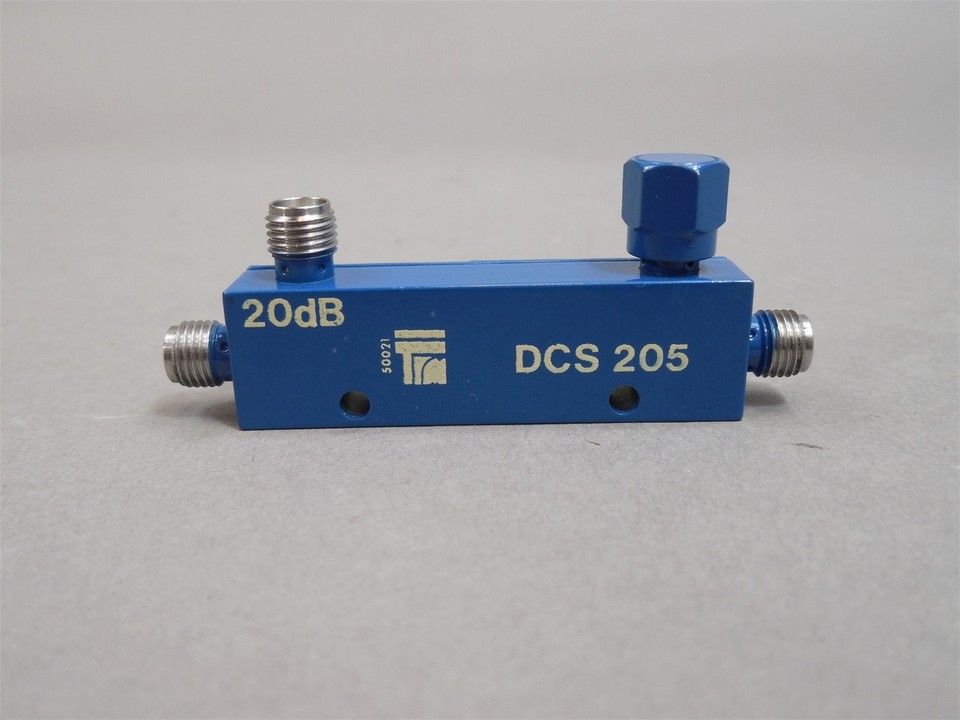 TRM DCS 205 RF Directional Coupler 20dB DCS205 SMA-F - NOS | eBay