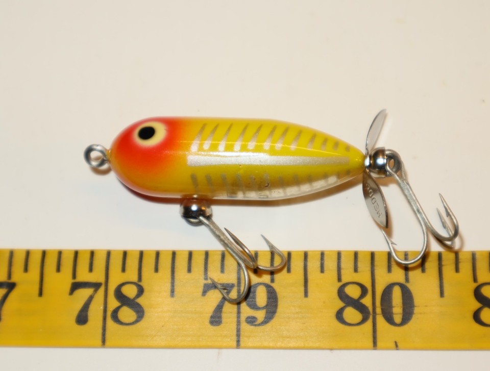 Vintage Heddon Tiny Torpedo Fishing Lure | eBay