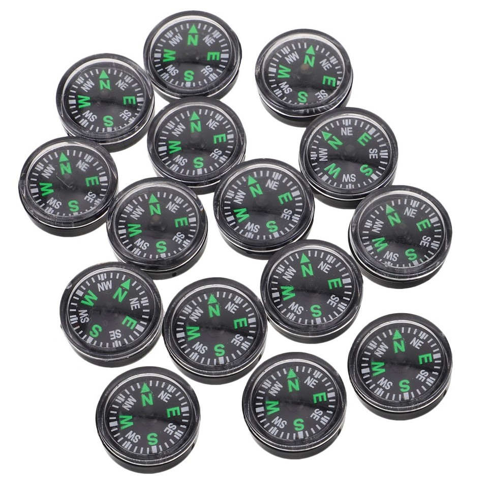 20pcs Mini Compass For Kids and Adults - Plastic Survival Compasses for ...
