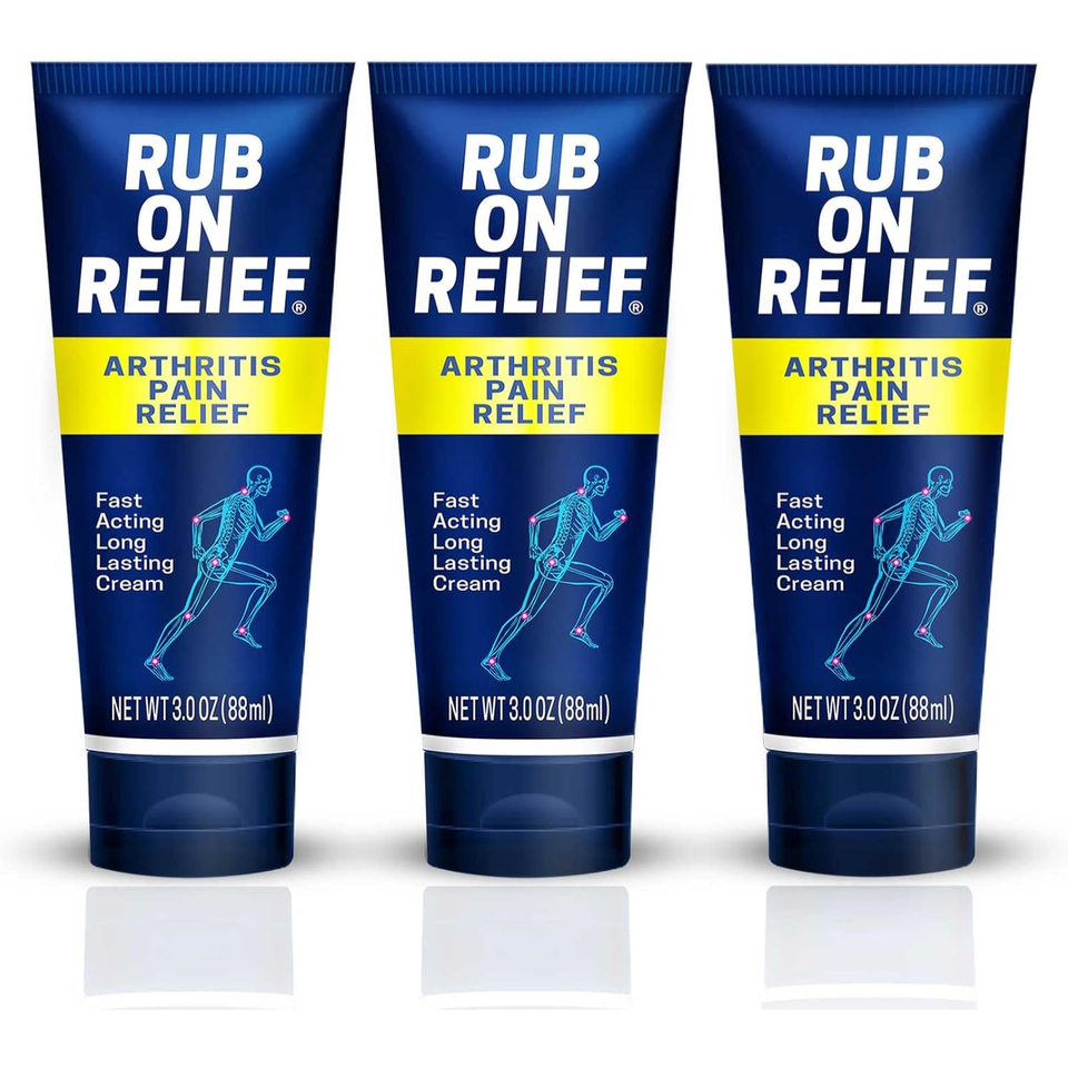 RUB ON RELIEF Fast Acting Natural Joint and Ache Cream for Muscles Neck ...