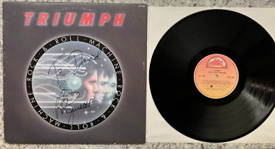 RIK EMMETT HAND SIGNED, TRIUMPH ROCK & ROLL MACHINE ; 1977 LP | eBay