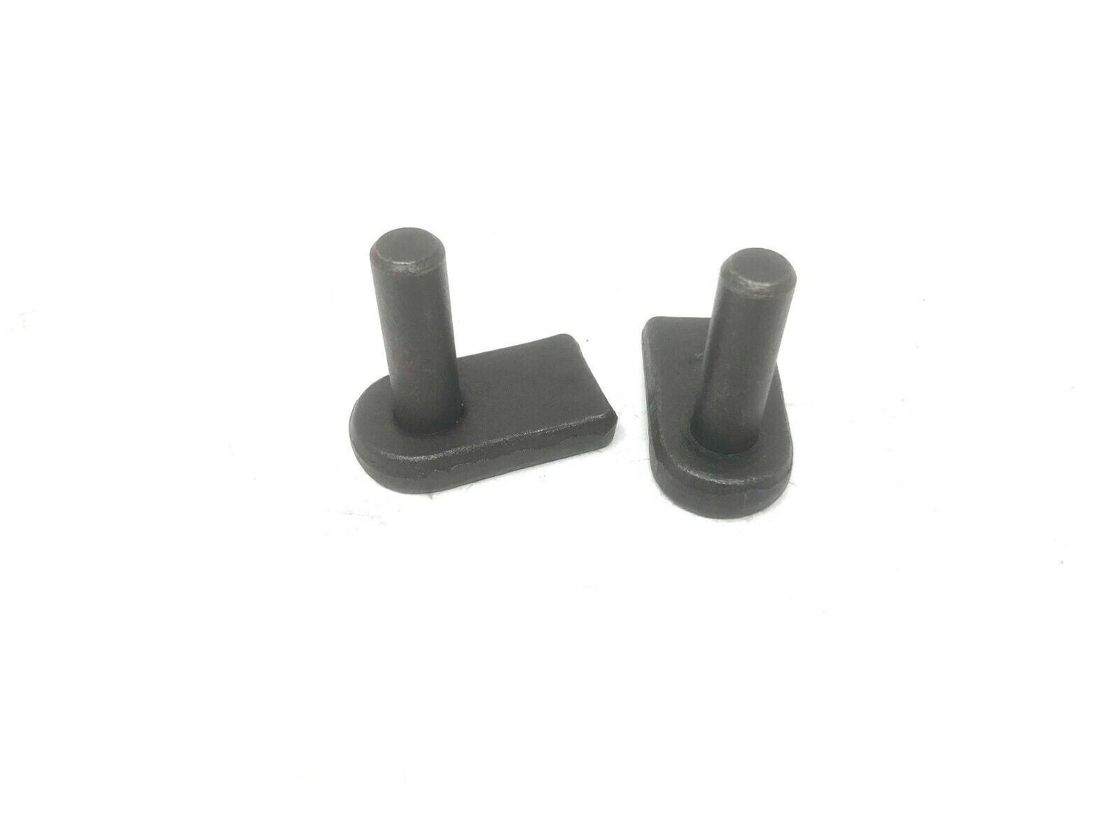 Weld on Tab Gate Hinge Eye & Pins Flat Base Heavy Duty 12mm Pin Pair ...