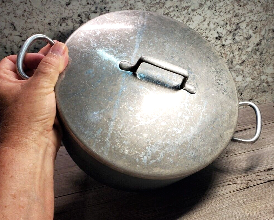 Vintage MAGNALITE GHC Professional Anodized Aluminum 5 Quart Stock Pot ...