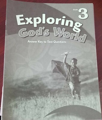 Abeka 3rd Grade Science: Exploring God's World Answer Key to Text ...