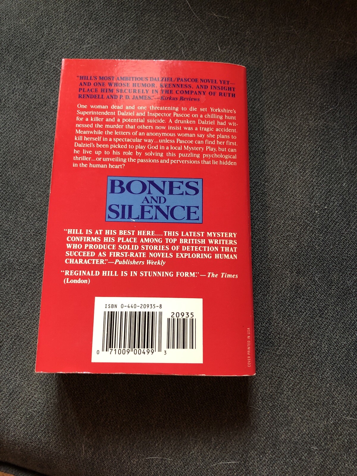 Bones And Silence Reginald Hill | eBay
