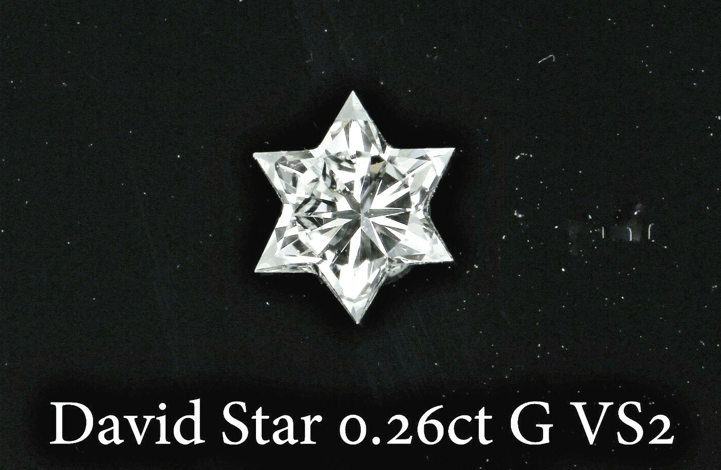 Star Of David Diamond 0.26Ct G VS2 Natural Loose Davidstar Engagement ...