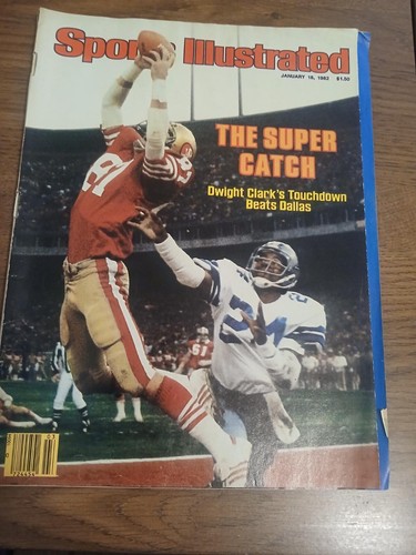 Sports Illustrated January 18 1982 Dwight Clark The Super Catch | eBay
