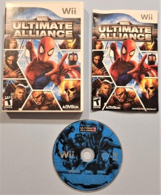 Wii : MARVEL : ULTIMATE ALLIANCE !! COMPLETE w/MANUAL | eBay