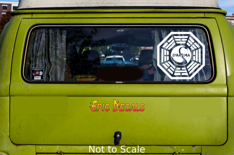 Assorted Lost Dharma Initiative Decal / Sticker Window Car Truck Laptop ...