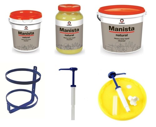 Heavy Duty Natural Hand Cleanser with Polychips Comma Manista Cleaner ...