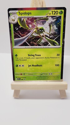 Pokémon TCG Spidops SVP 009 Scarlet & Violet Galaxy Holo Black Star ...