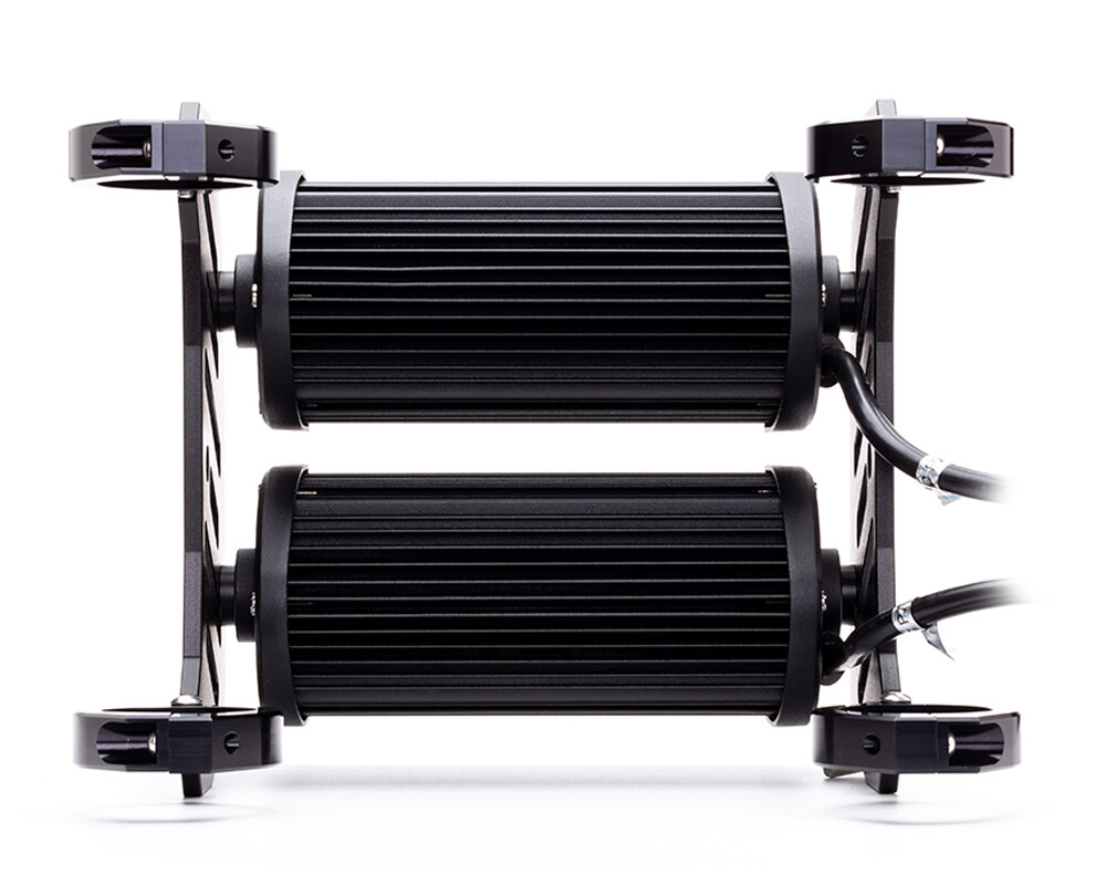 Motorcycle LED Headlight Kit Headlamp Dual Stacked Light Bar for 50 ...