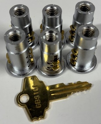 Key and 6 Locks Vending Gumball Machine Northwestern Eagle Oak A&A ...
