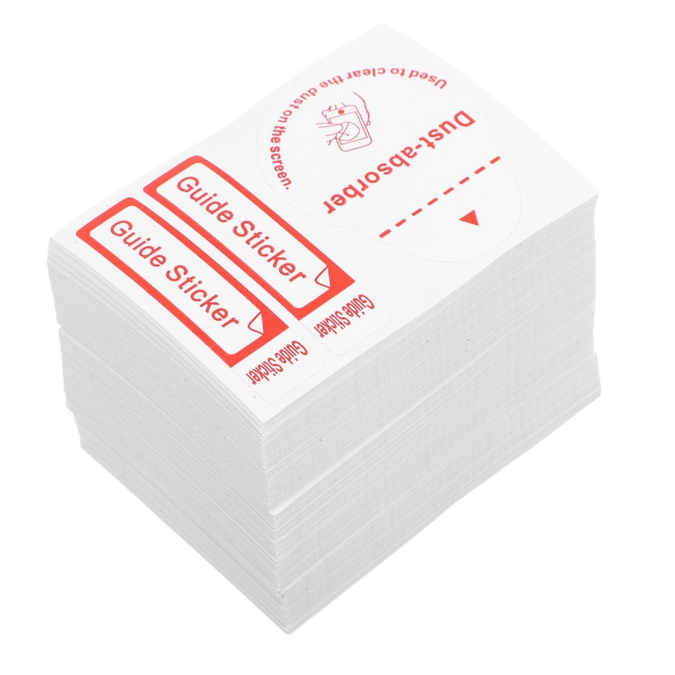 200 Pcs Screen Cleaning Stickers Dust for Phone Remover Cellphone Tool ...