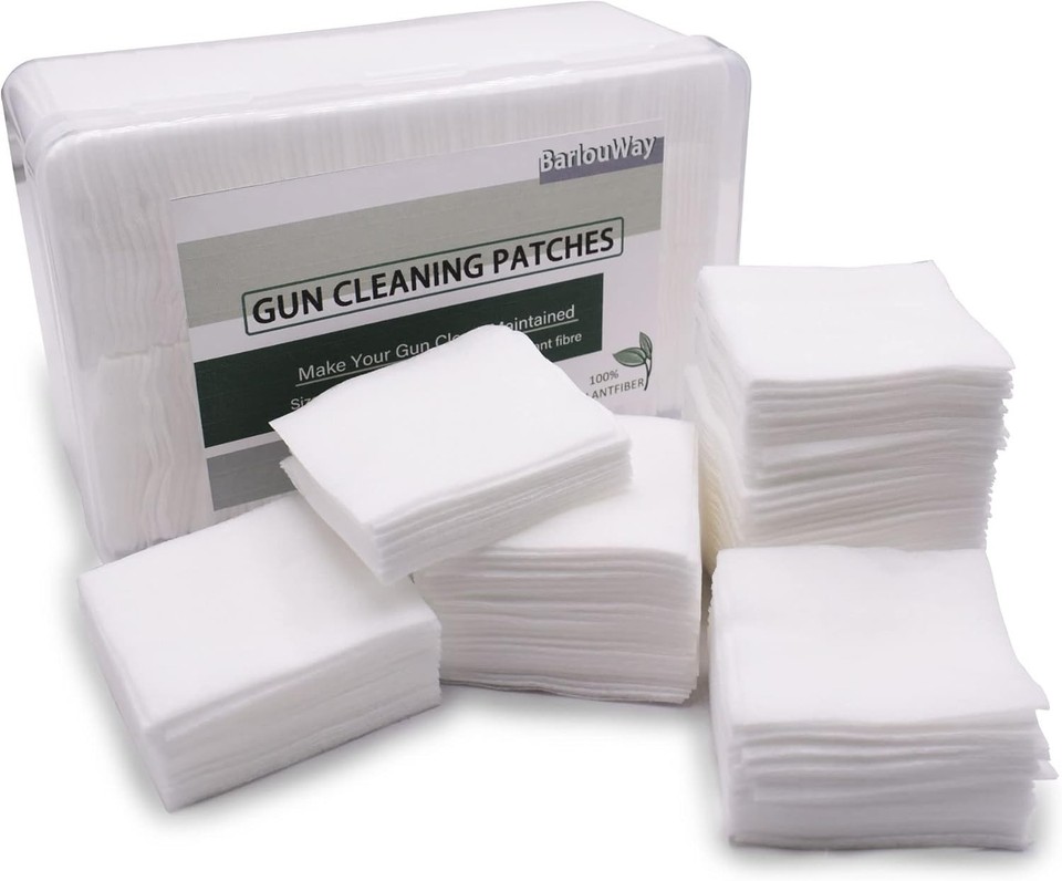 1000PCS Gun Cleaning Patches for Firearms, Highly Absorbent Gun ...