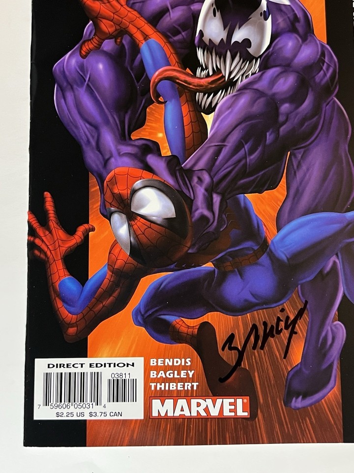 ULTIMATE SPIDER-MAN (2000) #38 1ST PRINT SIGNED BY MARK BAGLEY W/COA ...