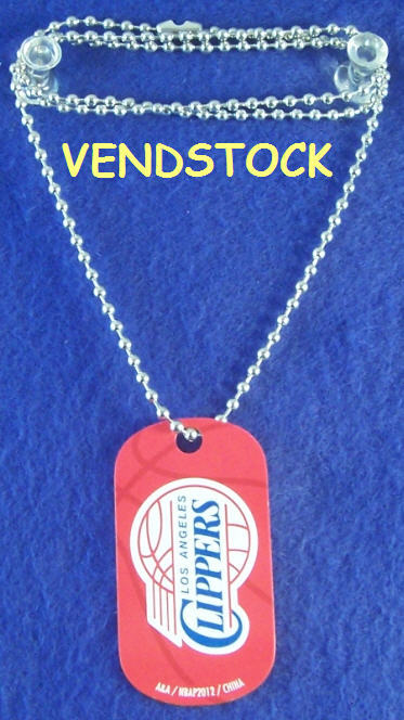 NBA DOG TAG METAL NECKLACE PENDANT LICENSED BASKETBALL + FREE 22" METAL ...