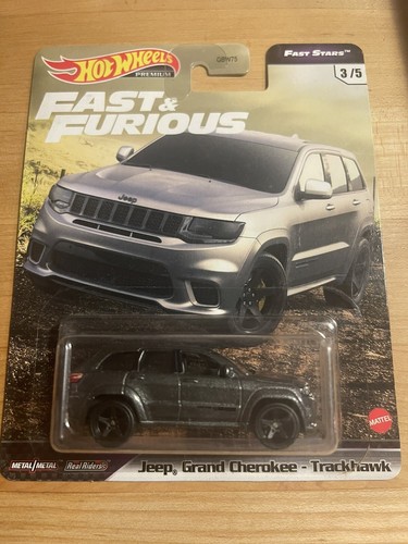 Hot Wheels Premium Fast and Furious Jeep Grand Cherokee Trackhawk Fast ...