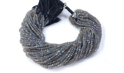 Labradorite Round, Natural Labradorite Round Faceted 3-3.5mm Beads 5 ...